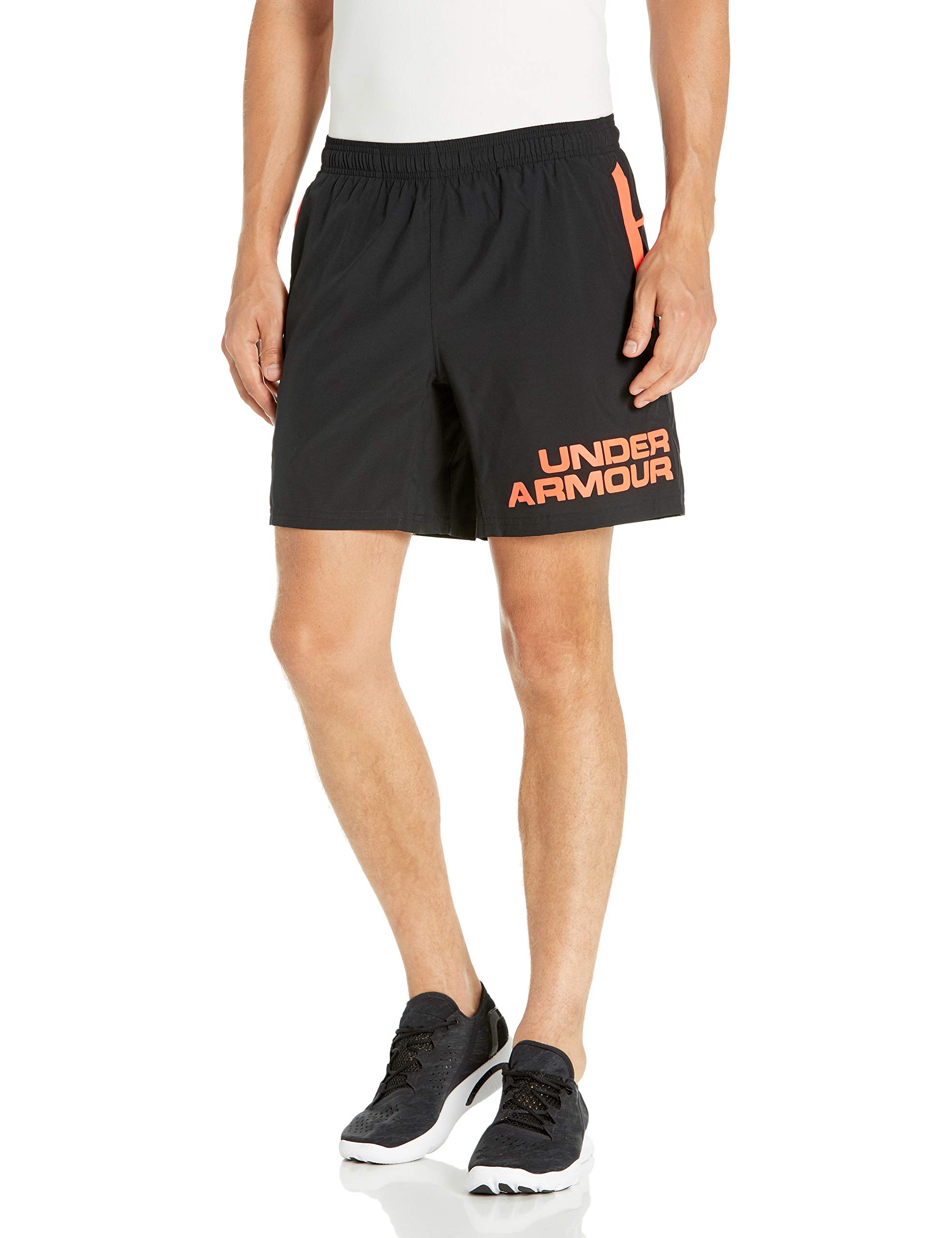 Under Armour Speed Stride 7'' Graphic Running Short, Black (001)/Reflective, Medium