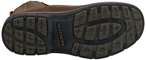 Skechers Men's Relaxed Fit Segment - Dorton Boot,Dark Brown,11 M US