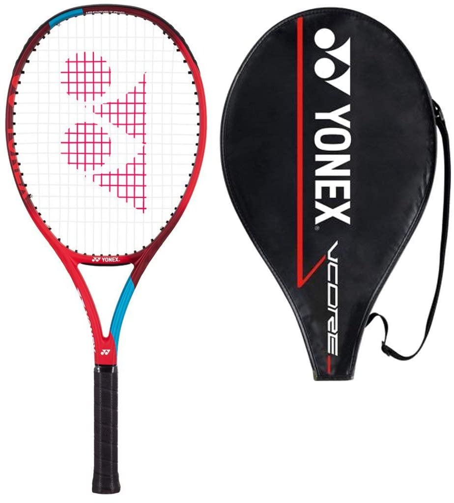 Yonex VCORE 26 Red 16x18 Junior Racquet - String with Cover - Scaled Down Adult Technology
