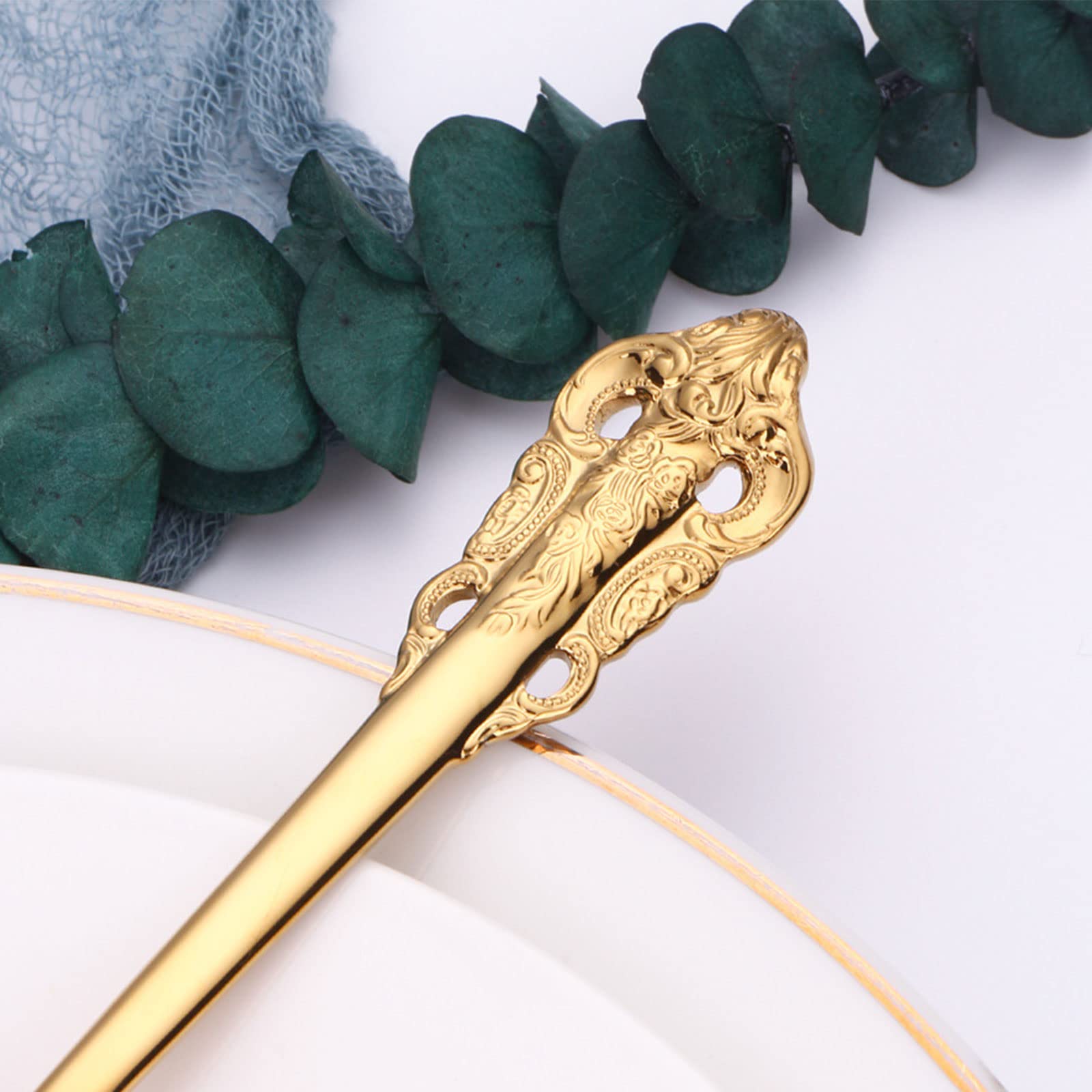 Stainless Steel Soup Spoon Serving Ladle Tableware Kitchen Accessory For Soup Gold Big Scoop Soup Dipper With Handle Soup Ladle For Serving Large Stainless Steel