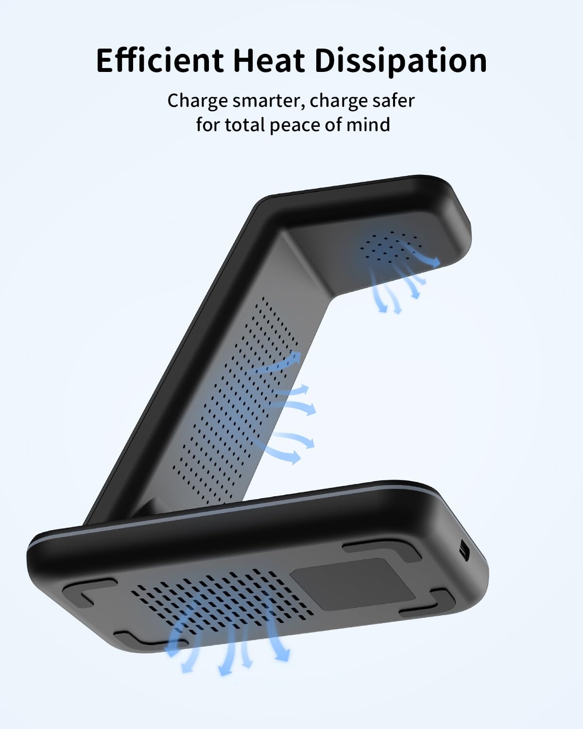 Wireless Charger for Samsung&Android: JoyGeek 3 in 1 Charging Station for Galaxy Watch5 Pro/4/3/Active2/1 - Phone Charger Stand for S23 Ultra/S22/S21/S20/Note 20, Z Fold&Flip Series, Buds2 Pro