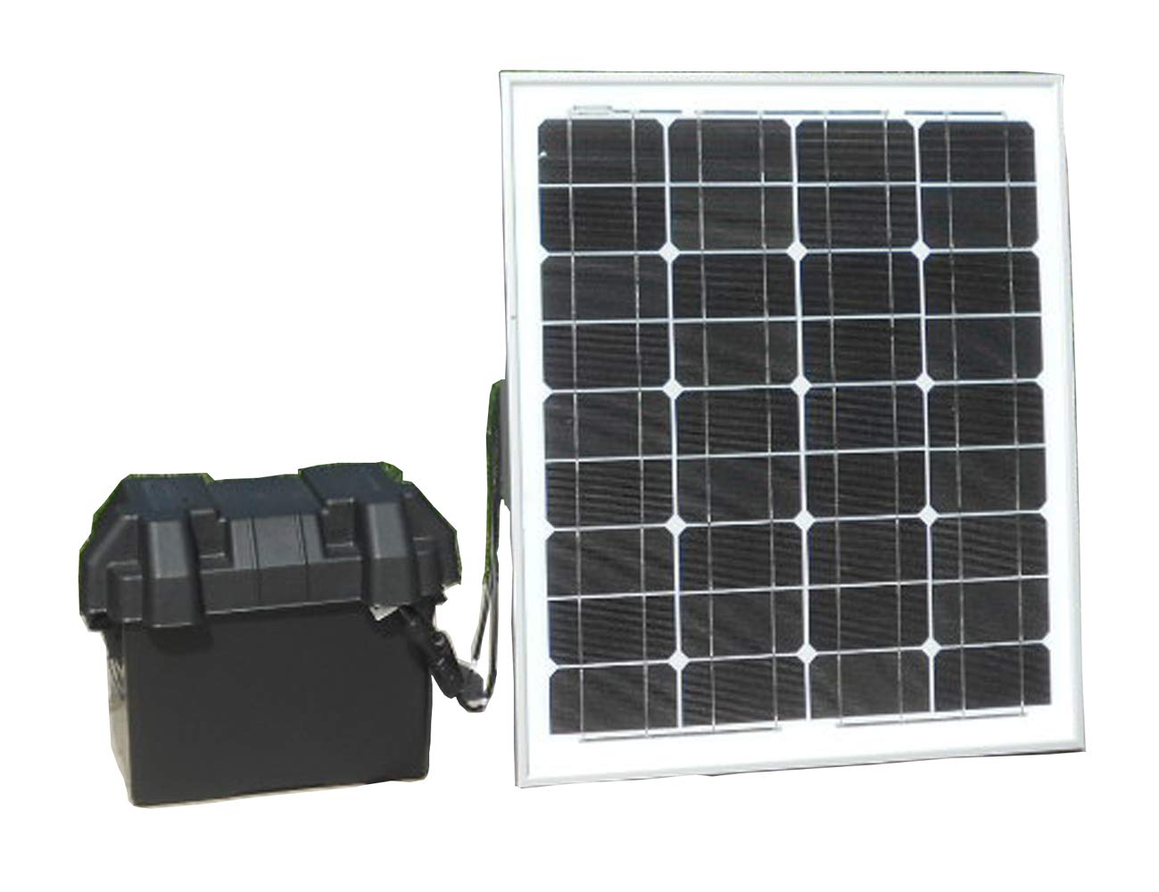 Tektrum Rugged Portable 500w/1000w Power Source Station, Silent Gas Free Generator, 312Wh/26Ah Battery, 12V/AC/USB Outputs, Charge Solar/Wall/Car -for Emergency- Plug-N-Play (50w Solar Panel)