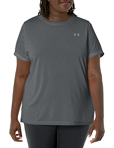 Under Armour Women's UA Tech Short Sleeve 3X Gray