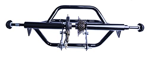 Trike Rear Axle,Tricycle Conversion Kit 7 Speed, 5/8Inch Axle(15.8mm),Black Or White Frame .This Tricycle Part Suitable for Adult Bicycle Or Motorcycle. (Black)