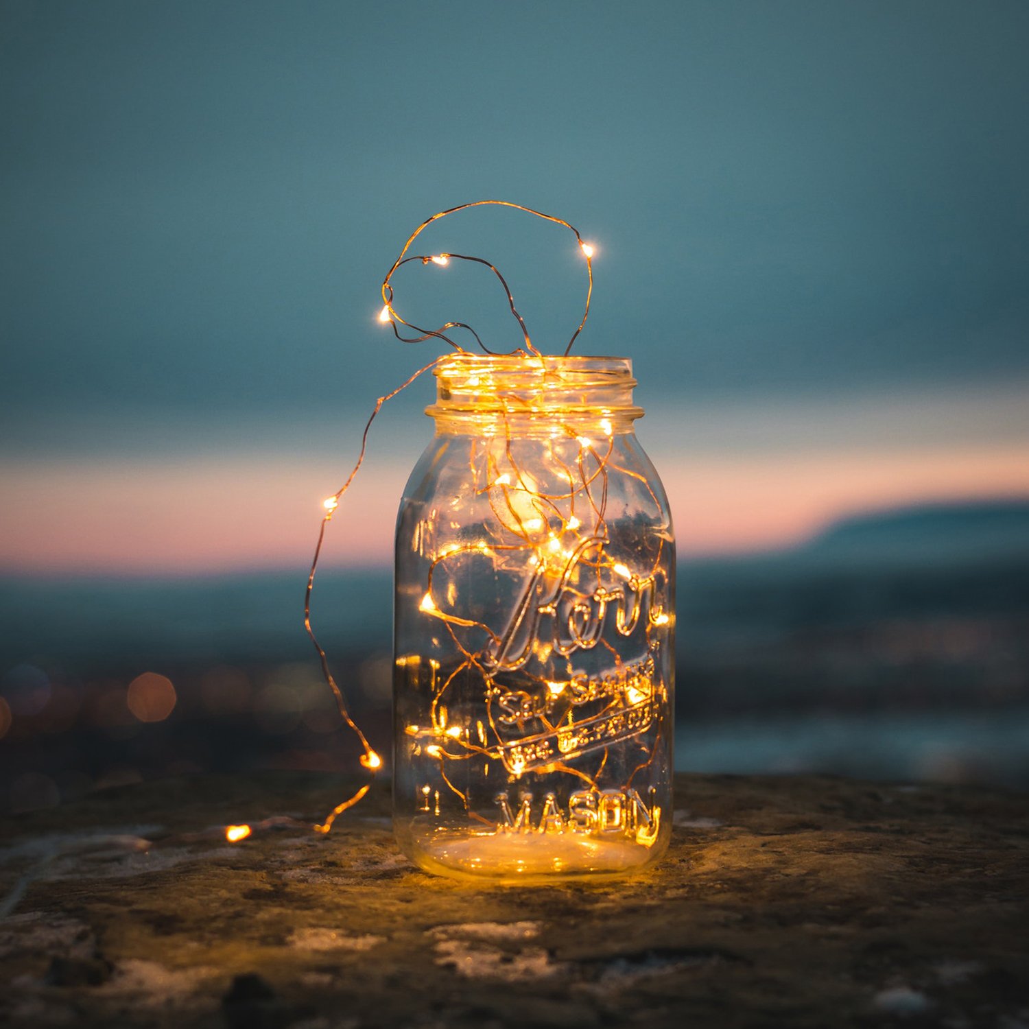 Unido Copper Wire LED Fairy String Lights, Warm White (Set of 6) Battery-Operated Indoor Outdoor Waterproof 6.5' FT. Each