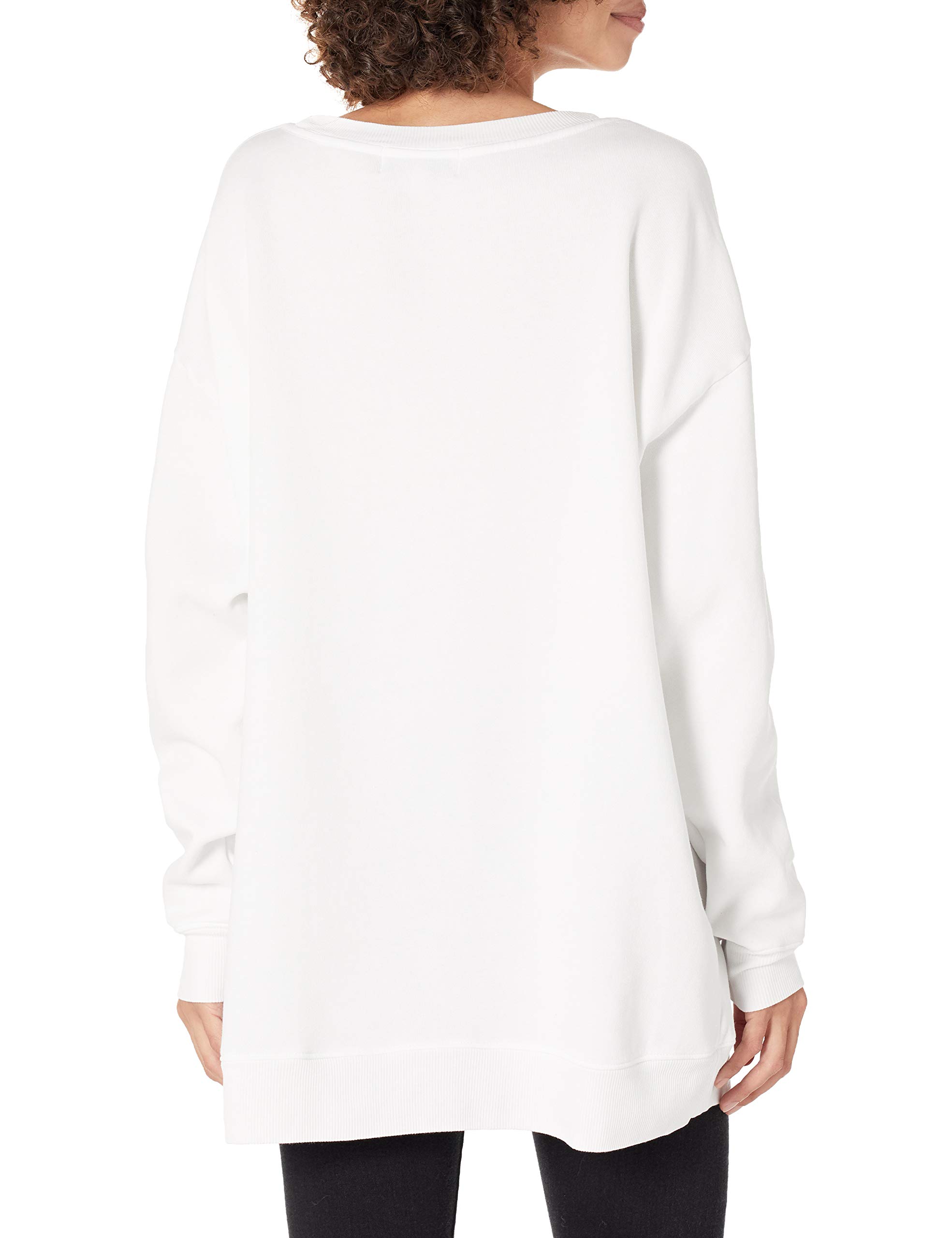 Wildfox Women's Roadtrip Pullover Sweatshirt, Skull Clean White, Small