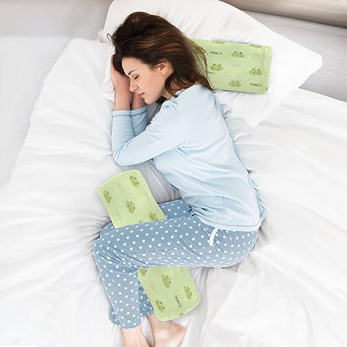 Vnurnrn Princess Frogs Neck Support Pillow Round Neck Roll Bolster Cylinder Pillow Cervical Pillows Shoulder Pillow for Leg Knee Back Head Support for Camp Work Women Men Traveling