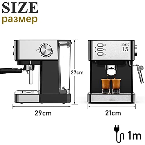 TERCAN Coffee Maker Coffee Machine Milk Frother Home Appliances Electric Foam Cappuccino Coffee Maker (Color : SF3535, Size : EU)