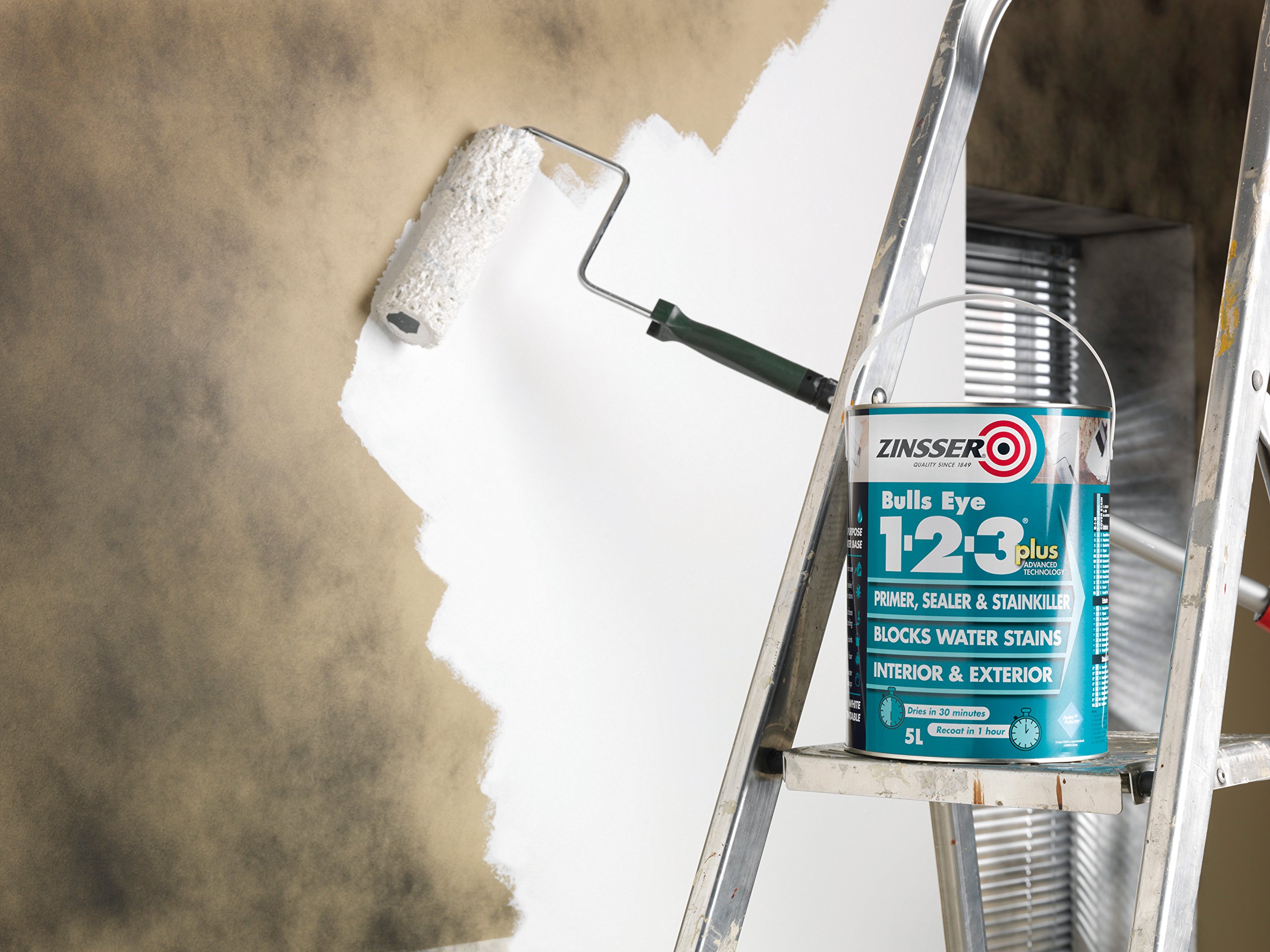 Zinsser 2.5 Litre Bullseye 123 Plus Primer Sealer