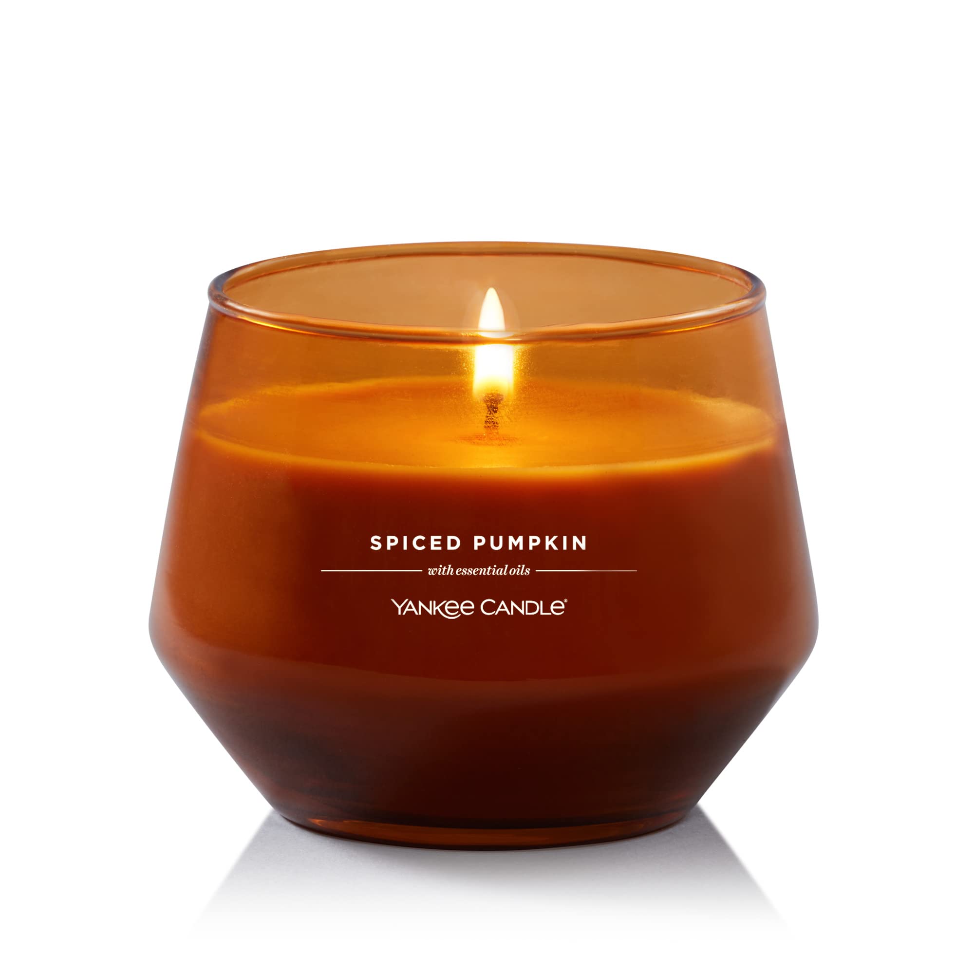Yankee Candle Studio Medium Candle, Spiced Pumpkin, 10 oz, Home Décor (Pack of 2)