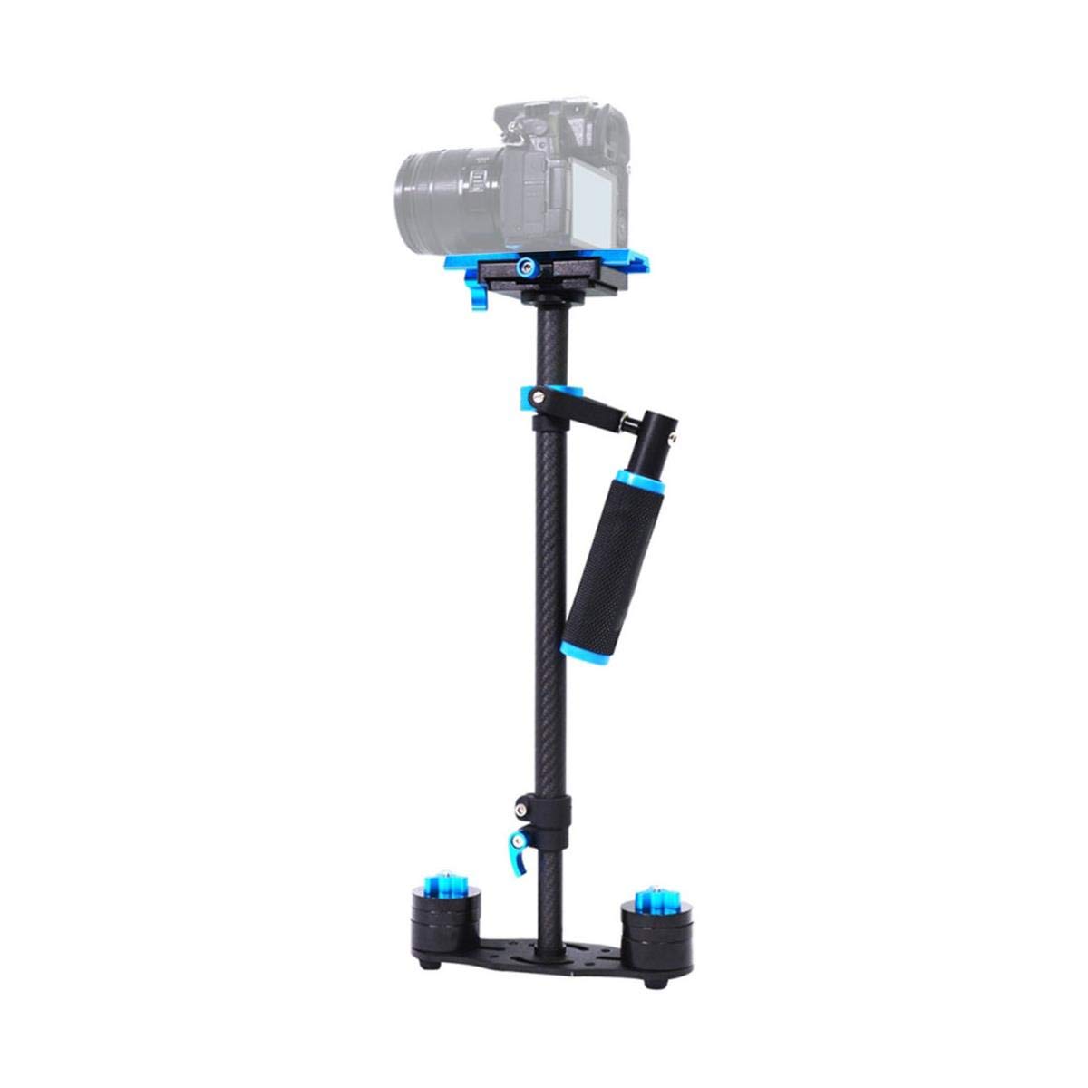 YELANGU S60T Carbon Fiber Handheld DSLR Camera Stabilizer, Blue
