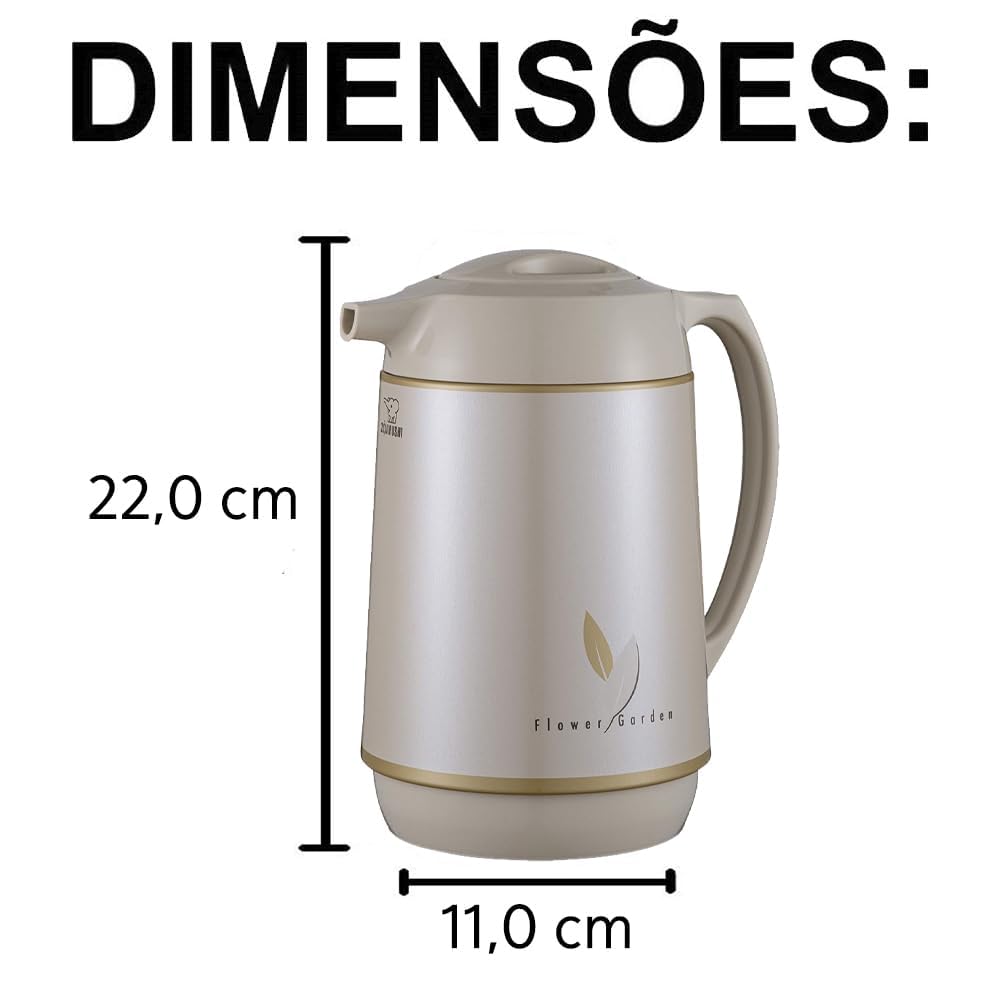 Zojirushi Thermal Serve Carafe, Made in Japan, 0.6-Liter, Beige