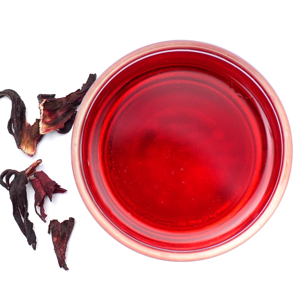 Walters Bay Raspberry Hibiscus Herbal Iced Tea, 12 Count, Quart Sized Tea Bags, Unsweetened, Raspberry Flavored, Herbal Iced Tea, No Caffeine