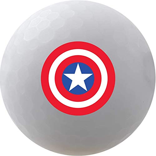 Volvik Marvel 5 Ball Pack, red, Blue, Yellow, Green, Purple