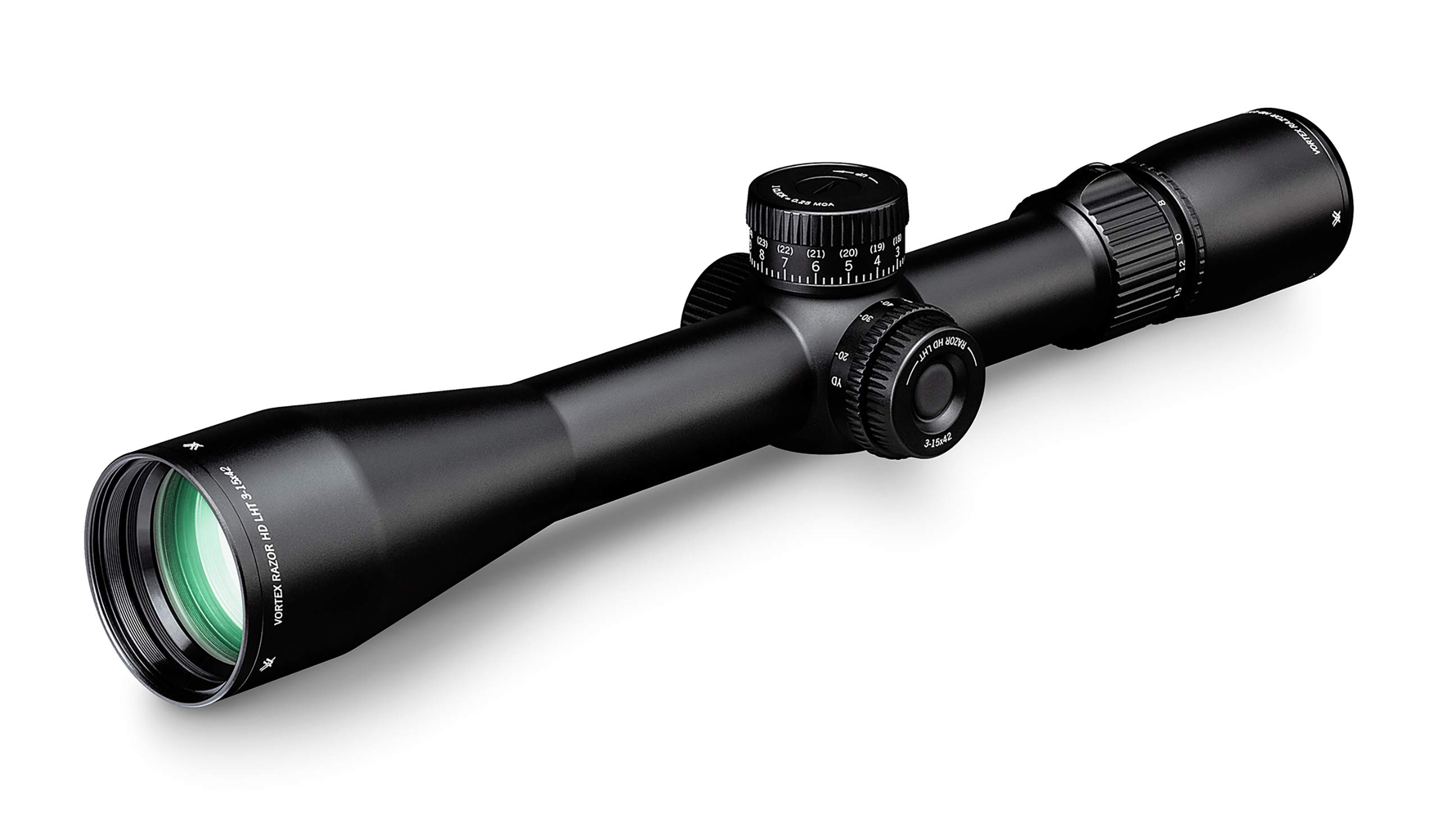 Vortex Optics Razor HD LHT 3-15x42 Second Focal Plane Riflescope - HSR-5i Reticle (MOA), Black