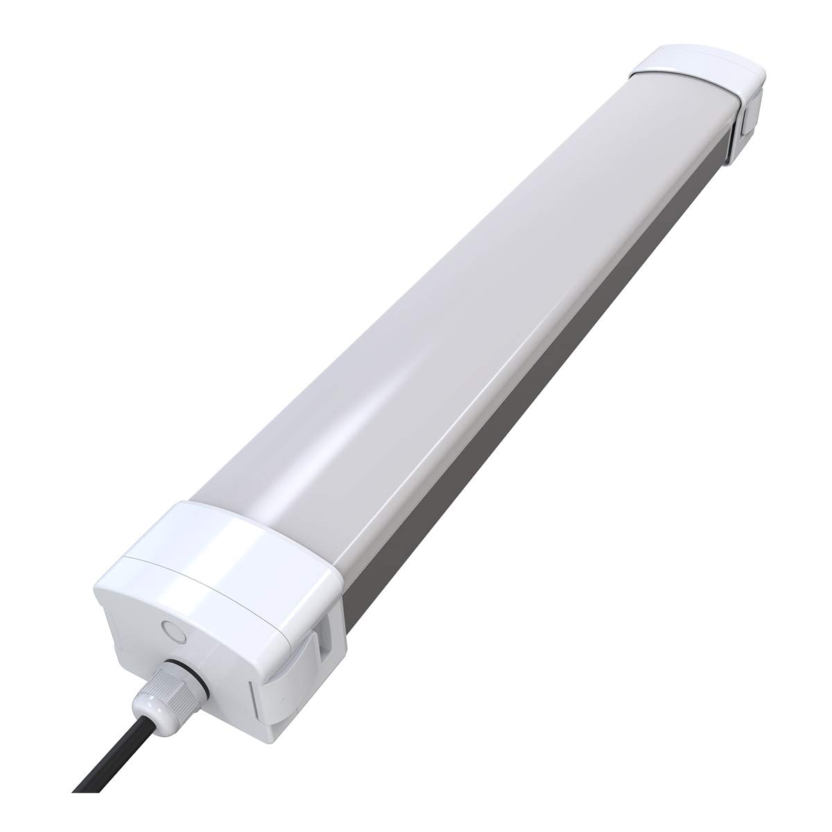 WeDo 30 Watt LED Vapor Tight Light Fixture 2FT Tri-Proof Working Lights for Workbench, Warehouse, Wet Location, Cold Storage, Garage, 1 Pack