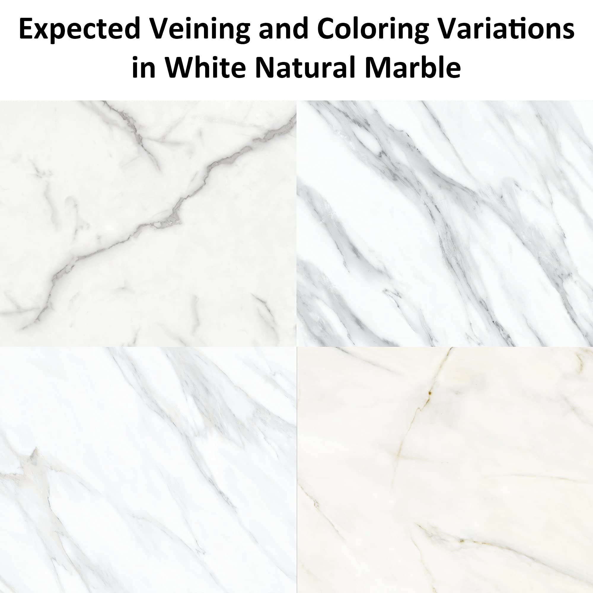 WORHE Paper Towel Holder White Marble Base for Countertop Acrylic Standing Kitchen Paper Towel Rack with 5.5" Diameter White Marble Base, Paper Towel Dispenser for Kitchen Bathroom 1 Pack(YGC002)