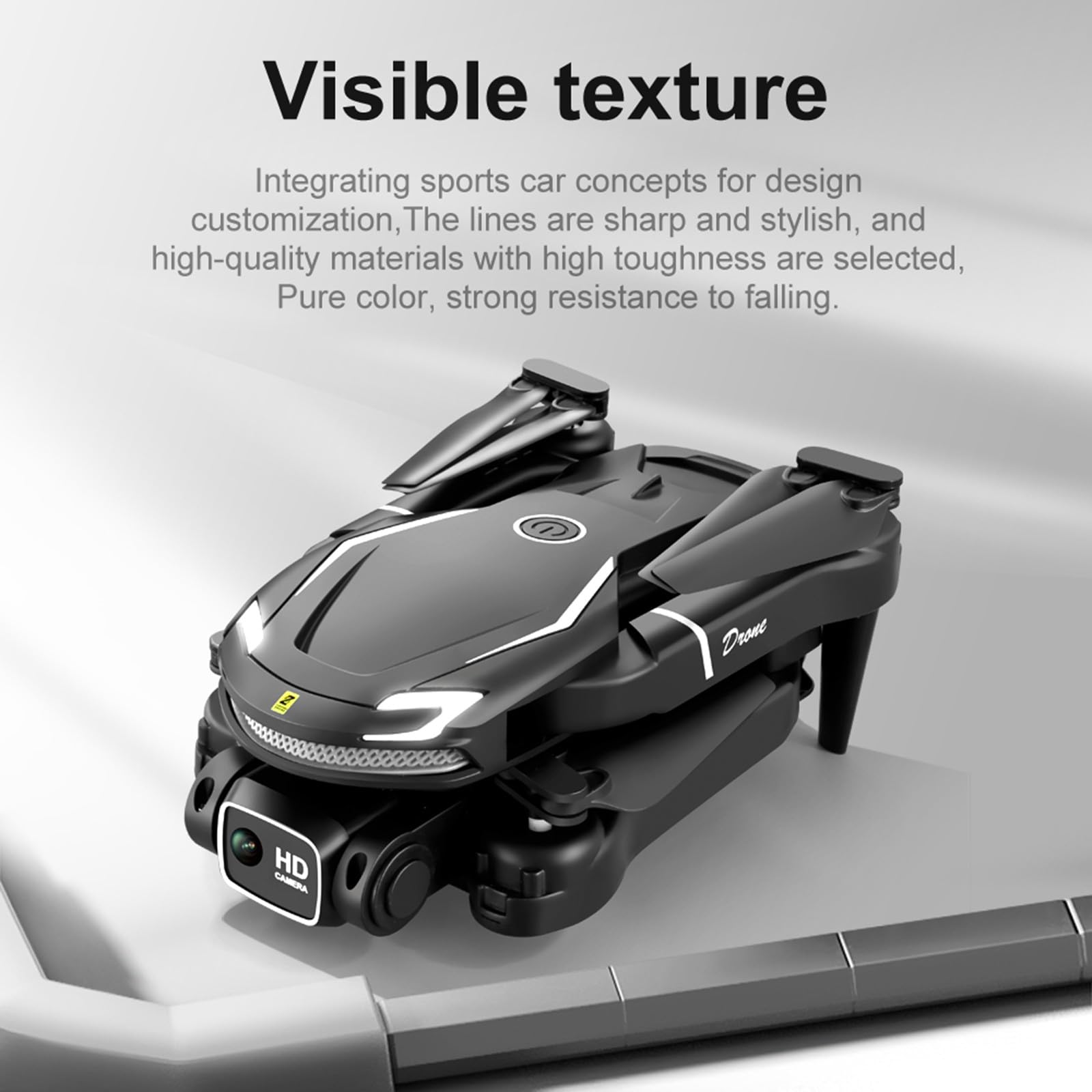 Upgraded Aerial Photography Drone With 4K Camera - Remote Control Drone Toy For Kids - Foldable Quadcopter With Altitude Hold, Headless Mode - Drone with Camera for Adults Kids