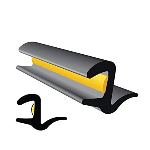 Universal Rubber Reveal Moldings 7mm (1/4") with Clean-Stick Butyl (16')