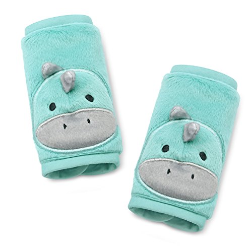 Travel Bug Baby & Toddler 3-Piece Head Support & Strap Covers Set for Car Seats, Strollers & Bouncers … (Dinosaur)