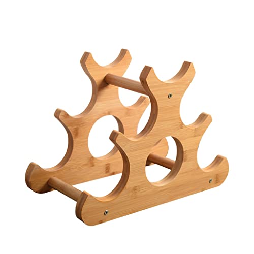 WENLII Wooden Wine Rack Decoration Desktop Wine Bottle Storage Rack Wine Cellar Wine Rack Wooden Wine Rack