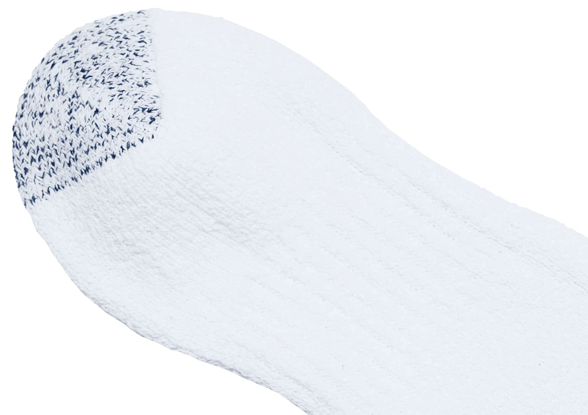Yacht&Smith Mens Steel Toe Work Socks, Heavy Duty Thick Boot Sock (6 Pack White)