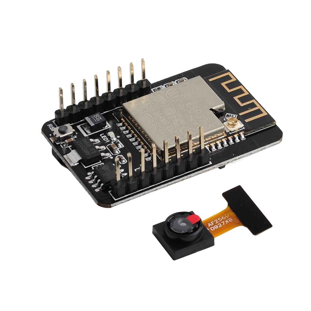 Stemedu ESP32-CAM Development Board WiFi Bluetooth Module, Dual-core 32-bit CPU Built-in Flash Ai Thinker Camera Module OV2640 for Arduino