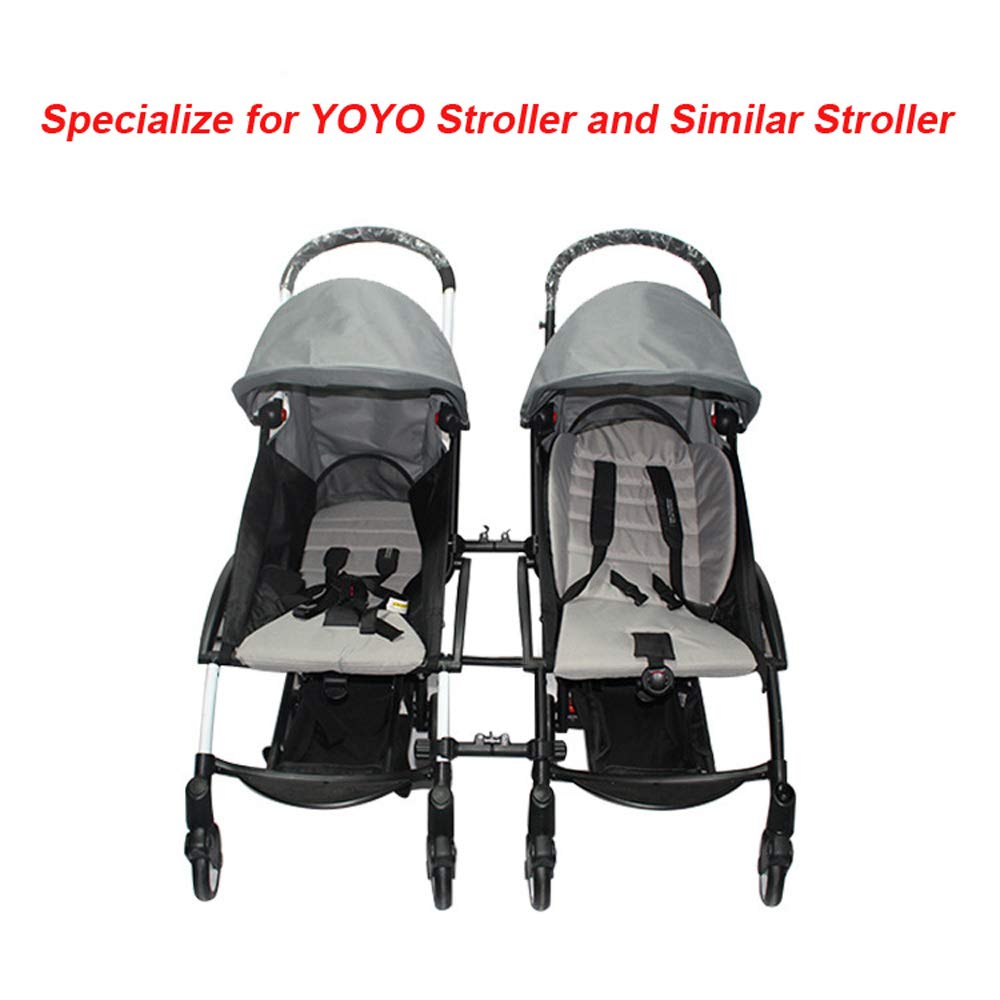 Stroller Connectors, Turn 2 Strollers into an Instant Tandem Stroller, Fits Most Strollers