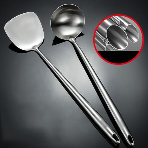TREXD Kitchen Utensils Set, For Non-stick Pan Kitchen Tool Ladle And Wok Spatulas