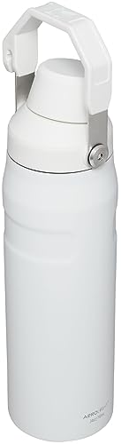 Stanley IceFlow Fast Flow Water Bottle 24 OZ | Angled Spout Lid | Lightweight & Leakproof for Travel & Gym | Insulated Stainless Steel | BPA-Free | Polar