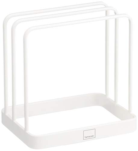 Yamazaki Home Plate Cutting Board Stand β Kitchen Storage Rack Holder Organizer