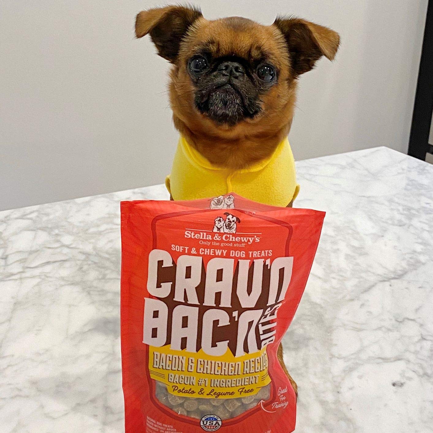 Stella & Chewy's Crav'n Bac'n Dog Treats Bacon & Duck Recipe, 8.25 oz. Bag