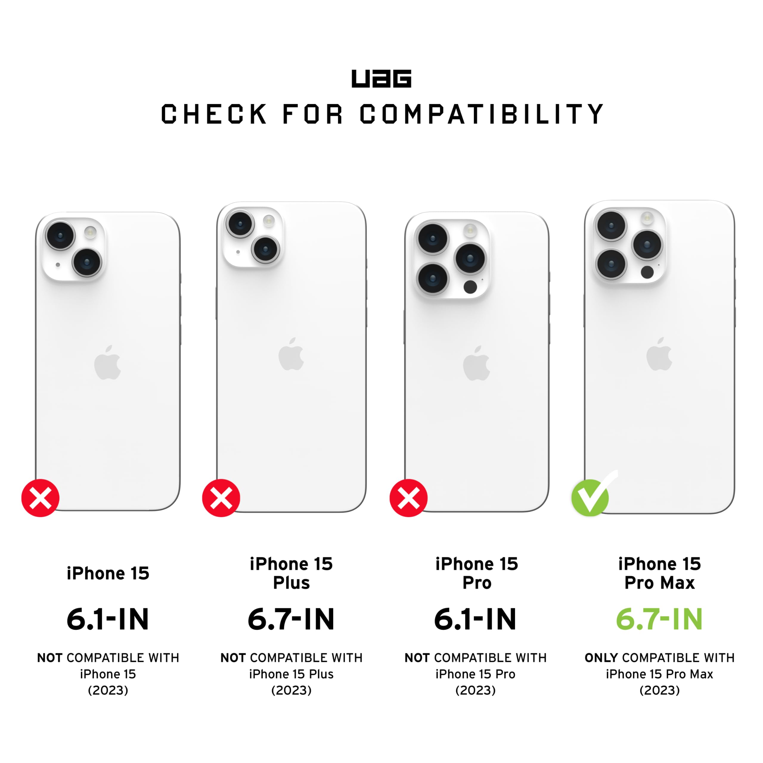 URBAN ARMOR GEAR UAG Designed for iPhone 15 Pro Max Case Monarch Pro Carbon Fiber 6.7" Compatible with MagSafe Bundle with U by UAG Magnetic Wireless Portable Charger 18W Power Bank Black