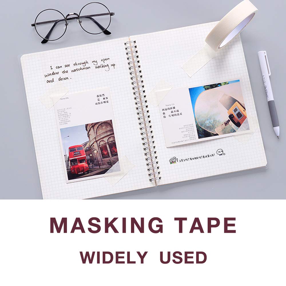 YouKing YOUKIN White Masking Tape, Multi-Use, Easy Tear Painter’s Tape. 2In X 55Yard Best for Home and Office (1roll 2" x 55yard)