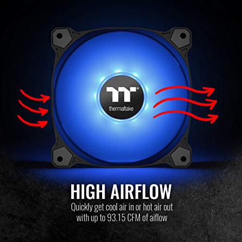 Thermaltake 140mm Pure A14 PWN Case Fan (Single Pack)-Blue CL-F110-PL14BU-B
