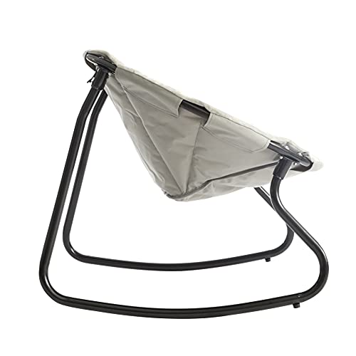 Urban Lifestyle Micromink Rocking Saucer Chair, Grey