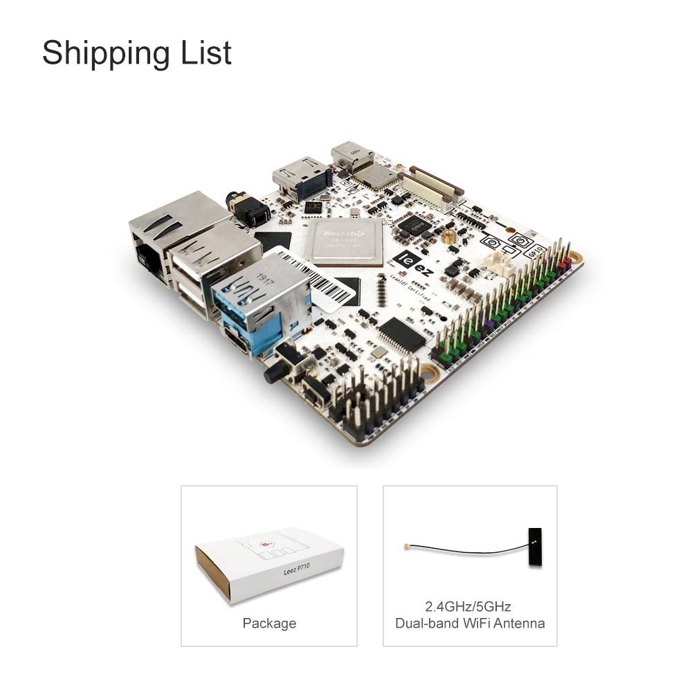Youyeetoo Leez P710 six-core 64-bit Processor SBC Supports Three-Screen Display and Multi-Operating System IoT Development Board