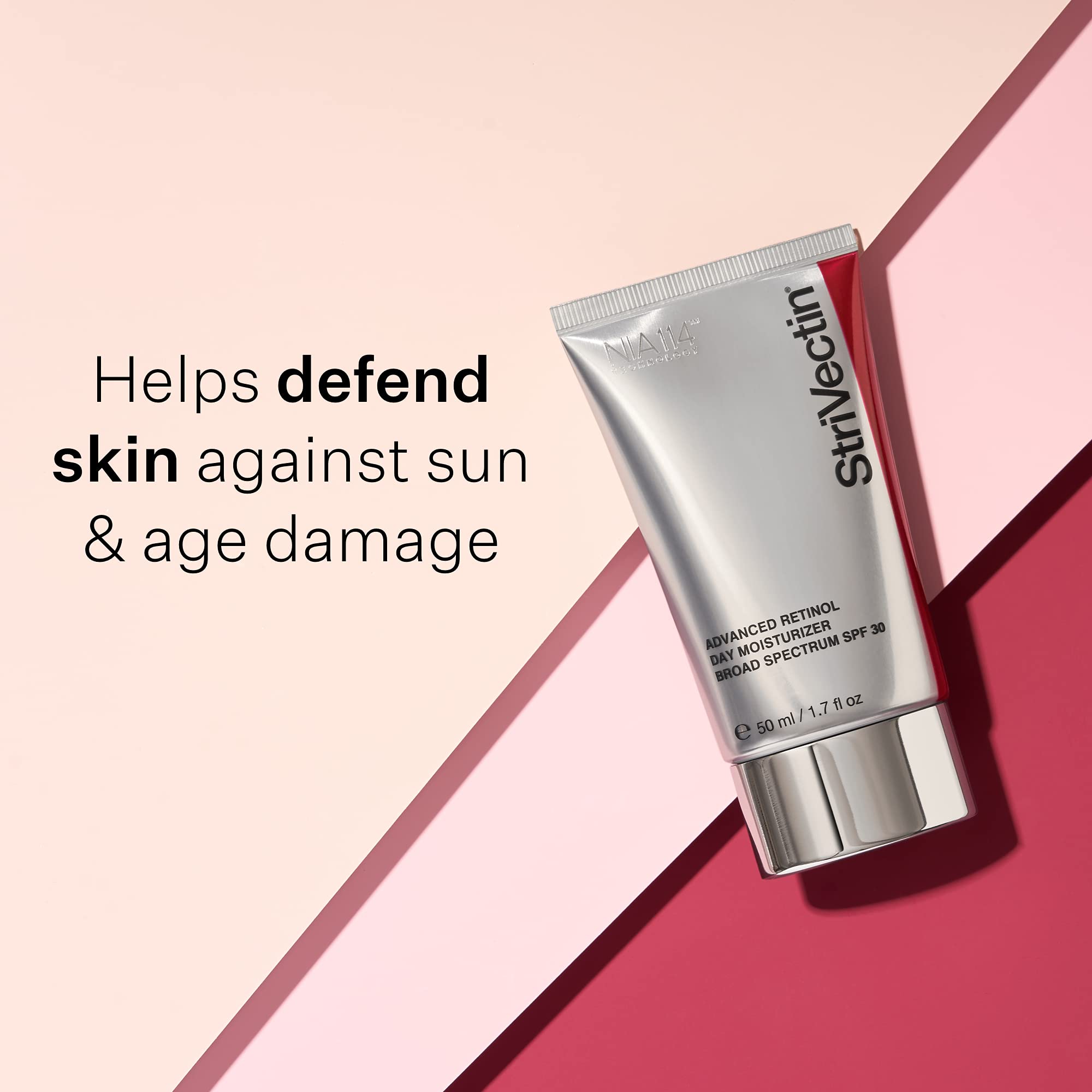 StriVectin Advanced Retinol Day Moisturizer SPF 30, Face Cream, Protects Skin Against Sun and Age Damage, 1.7 Fl Oz
