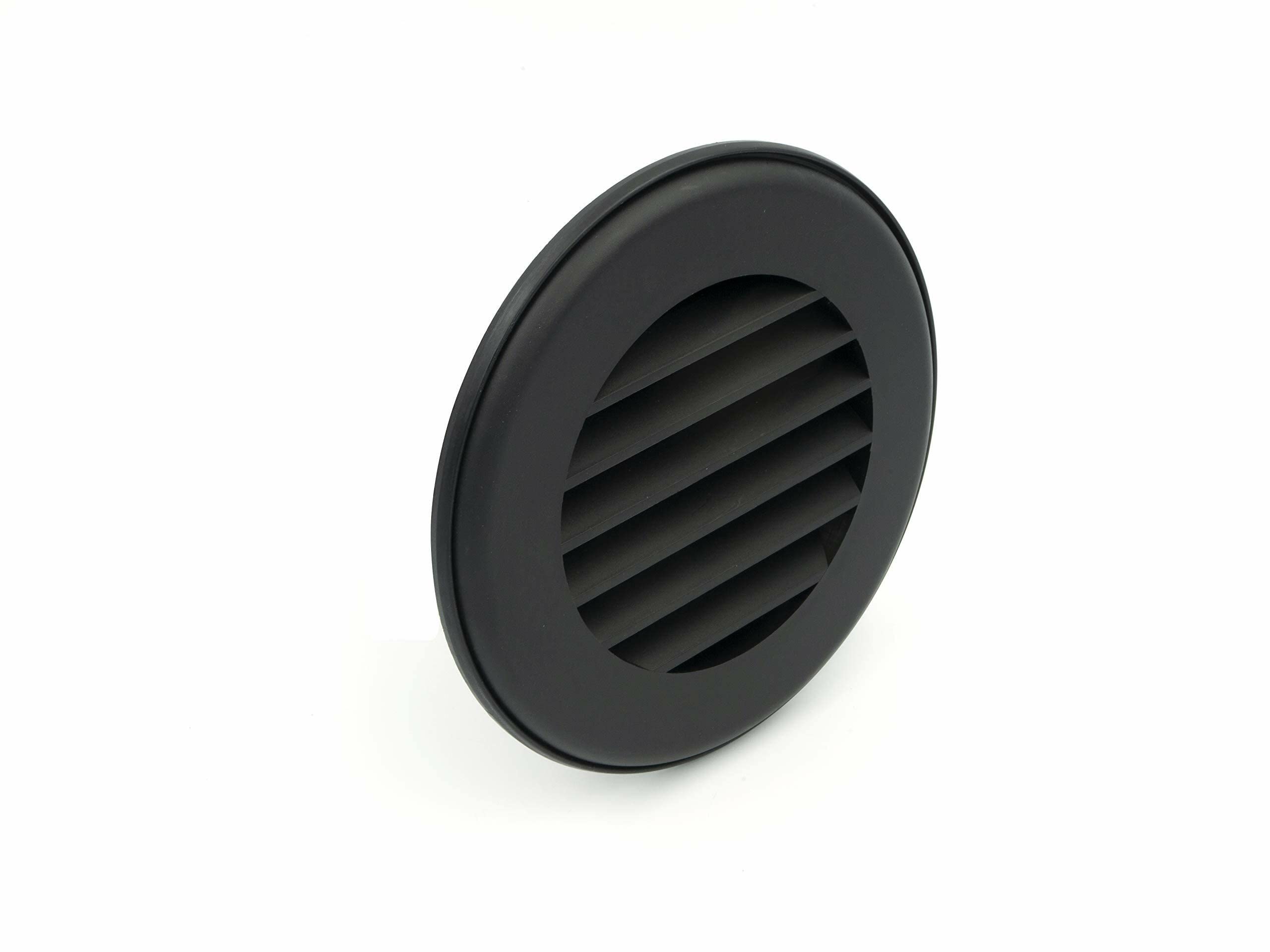 Thetford RV Camper Thermovent 2 inch Ducted Heat Vent Without Damper Black PN 94262, Black