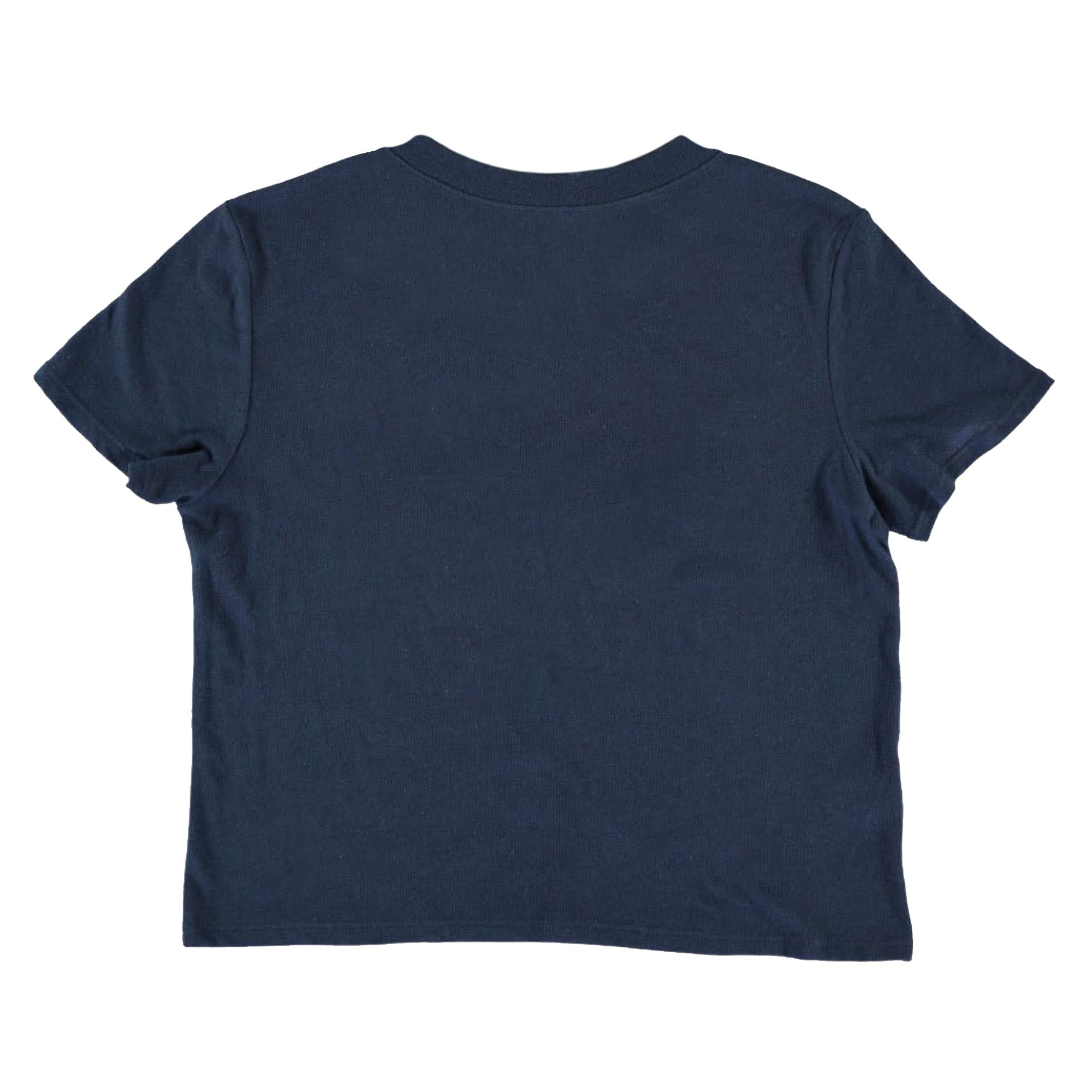 Suburban Riot Harry Potter Official Harry Potter Ravenclaw Collegiate Dylan Women's Short Sleeve Crop Top (Medium) Navy