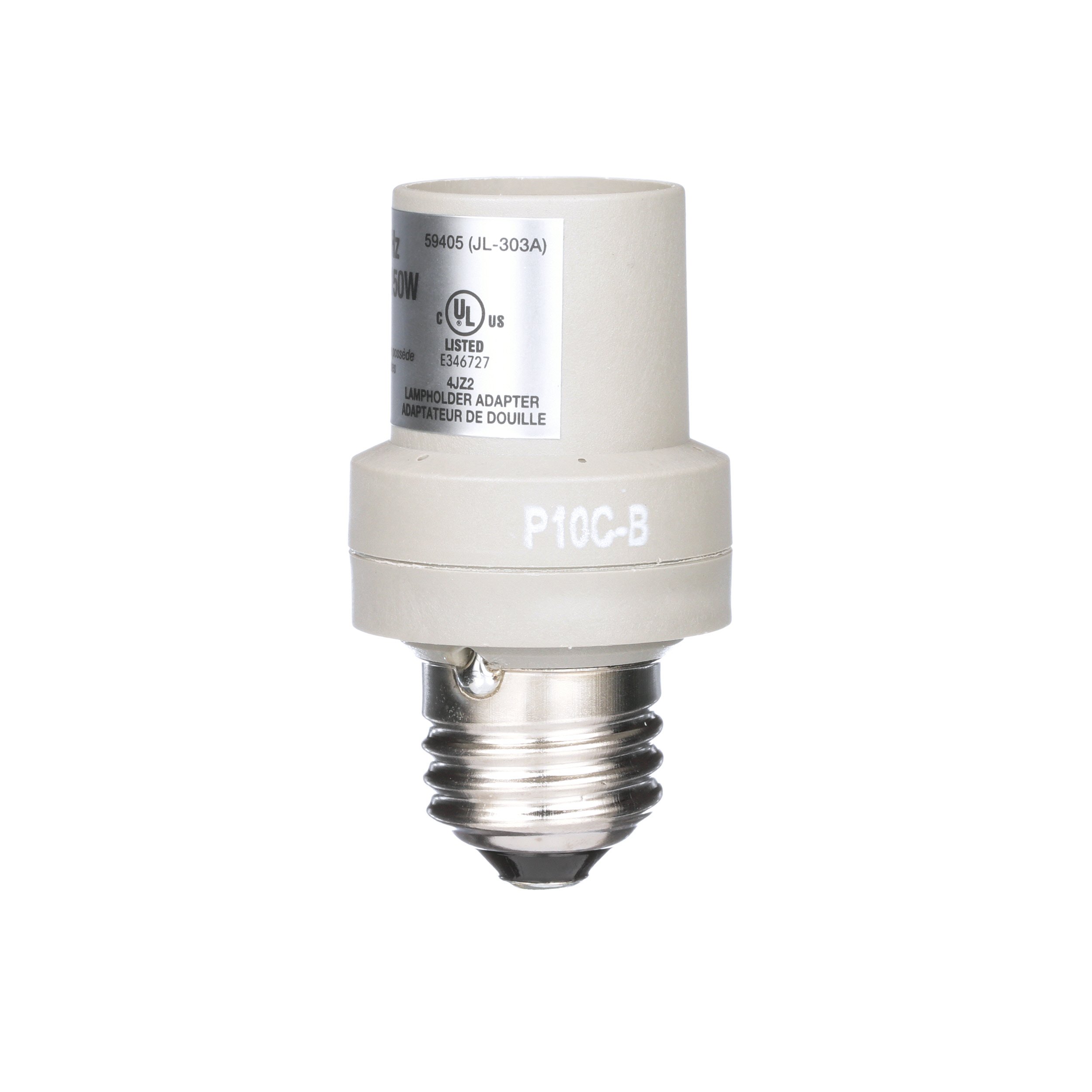 Woods 59405 59405WD PHOTOCELL, in/OUT SOCKET GRAY, 1 Count (Pack of 1), 0