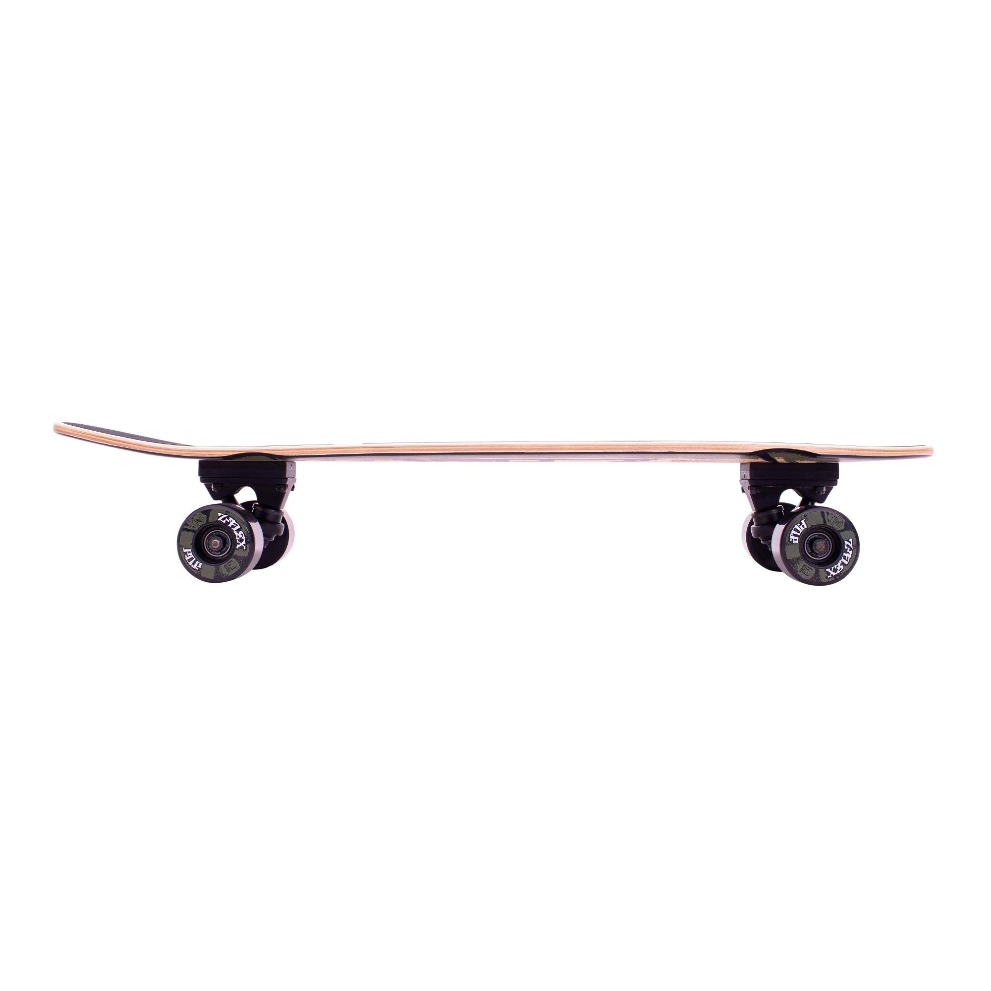 Z-Flex P.O.P Longboard, Adults Unisex, Olive (Green), 29 in