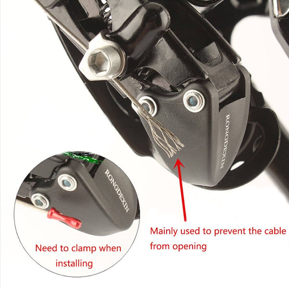 YESON Anodic Oxidation Multicolour Alloy bike cable end caps Road Mountain bicycle cable ends bicycle Derailleur Shifter Housing Brake cable crimps(50pcs)