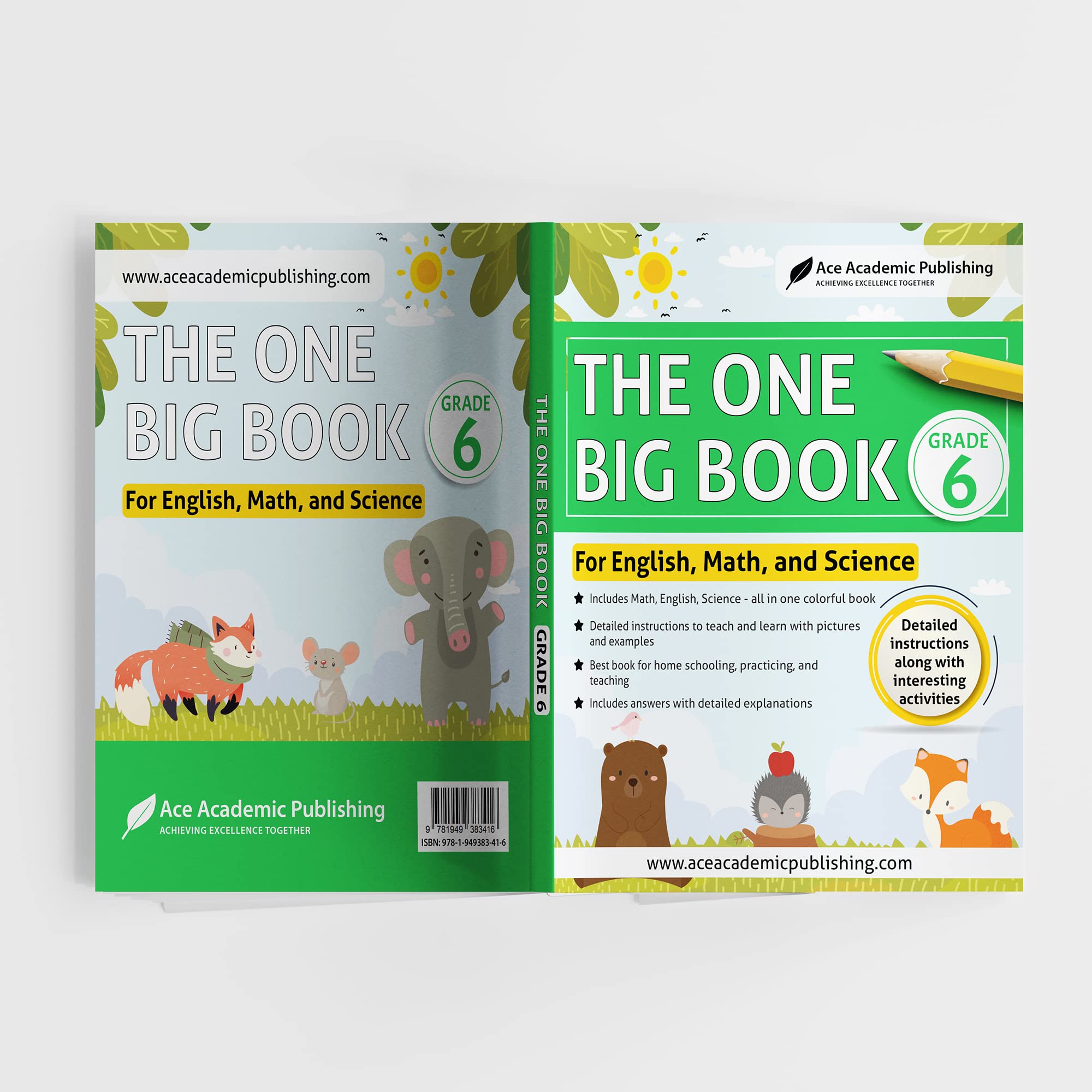 The One Big Book - Grade 6: For English, Math and Science