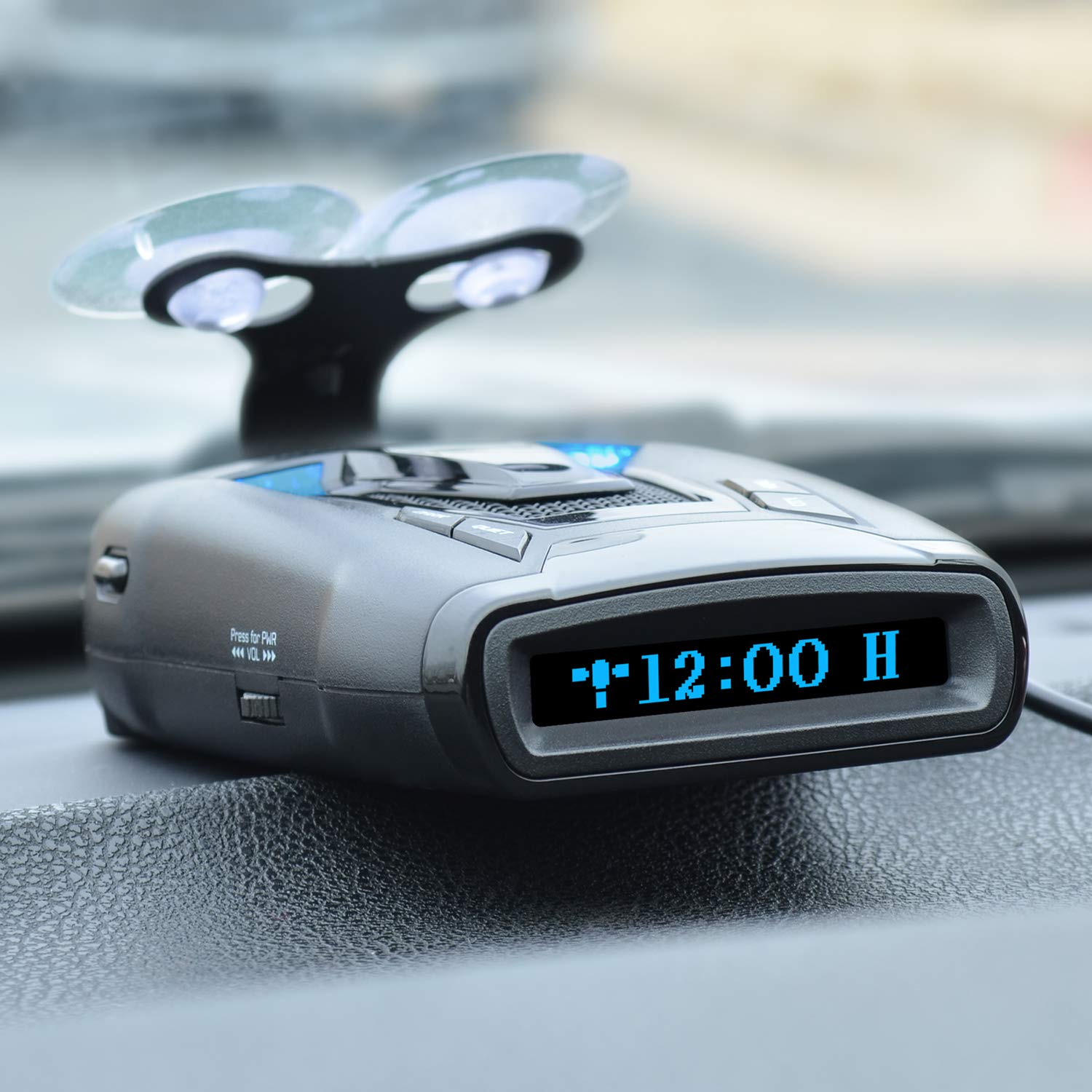 Whistler CR70 Laser Radar Detector: 360 Degree Protection and Voice Alerts - Black