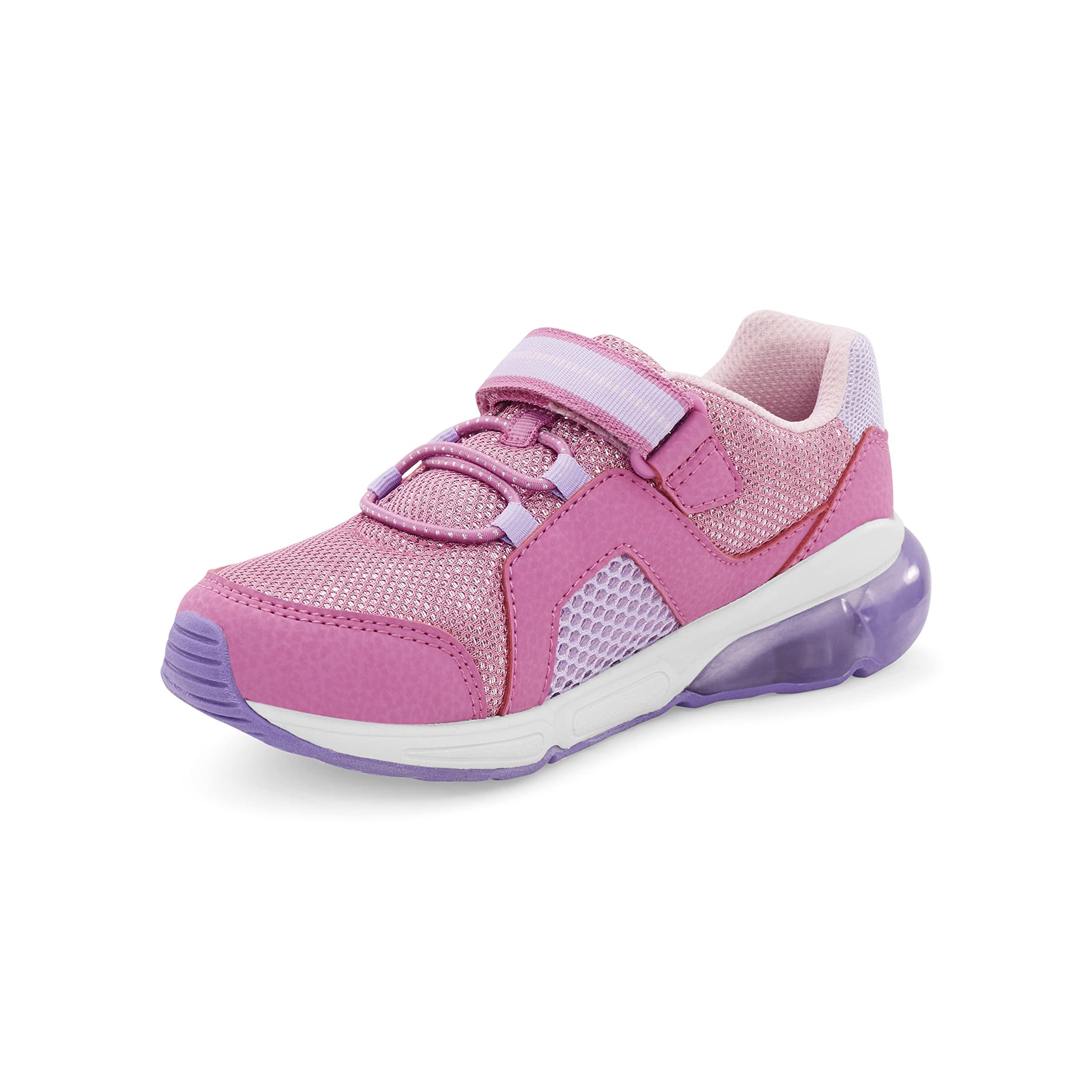 Stride Rite Girls M2P Lumi Bounce Sneaker, Pink, 13.5 Little Kid