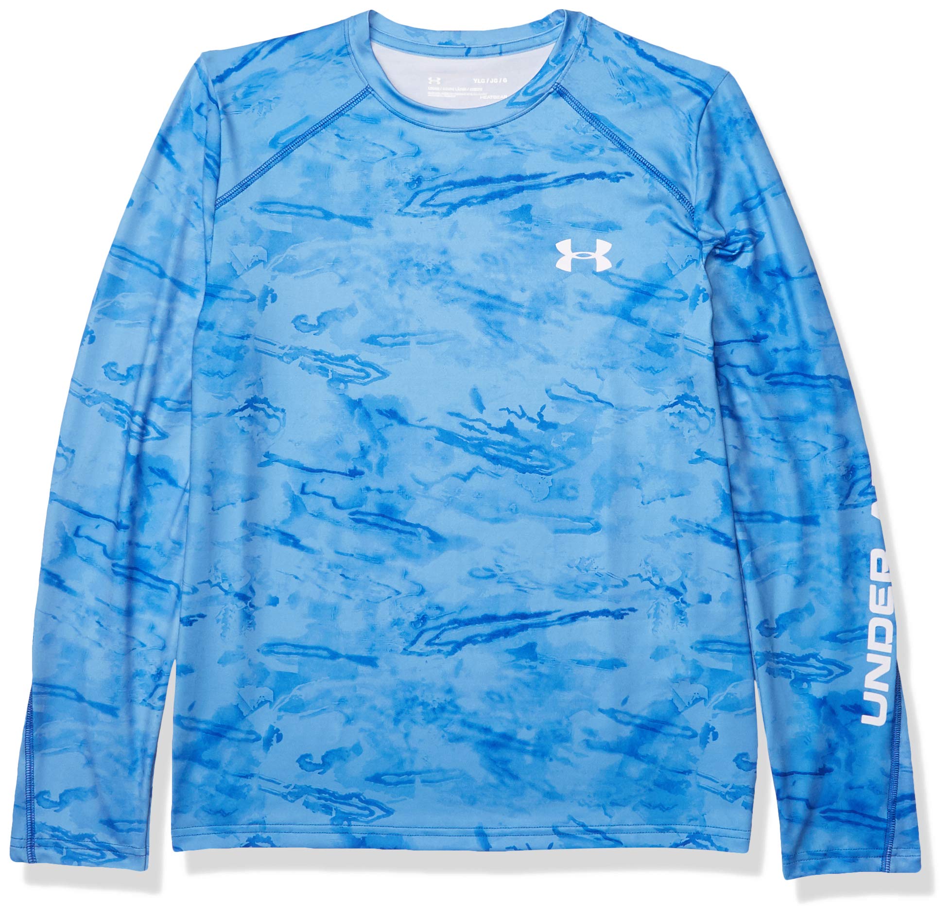 Under Armour Big Boy's UA Sky Reaper LS Shirt, Carolina Blue, YXL