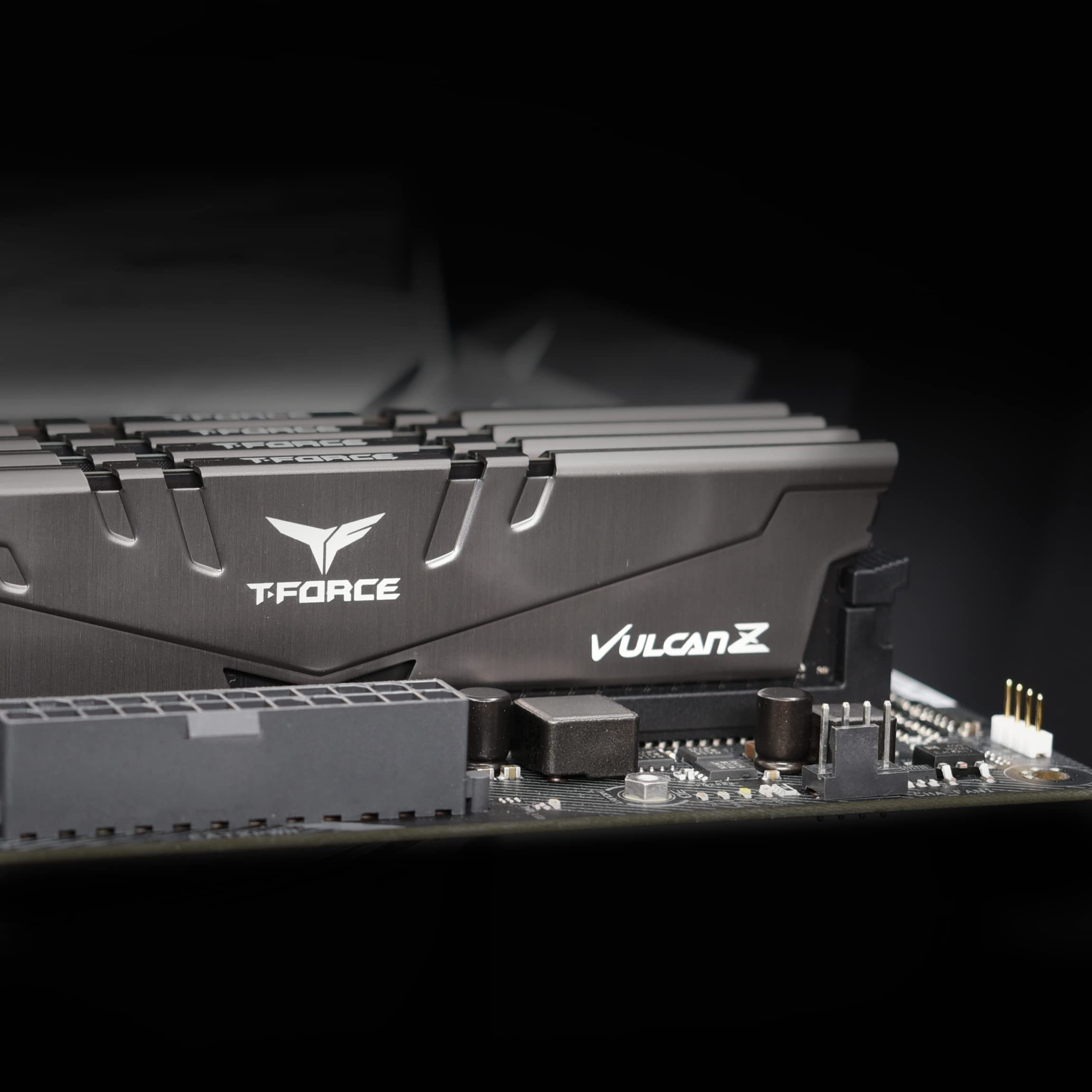 TEAMGROUP T-Force Vulcan Z DDR4 16GB Kit (2x8GB) 3000MHz (PC4-24000) CL16 Desktop Memory Module Ram (Gray) - TLZGD416G3000HC16CDC01