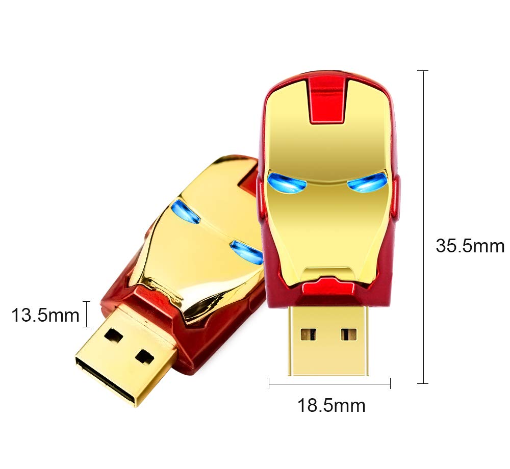 USB Flash Drive Cool Pen Drive 128gb 64gb 16gb 32gb 8gb Easy Storage Memory Card (128GB, Gold)