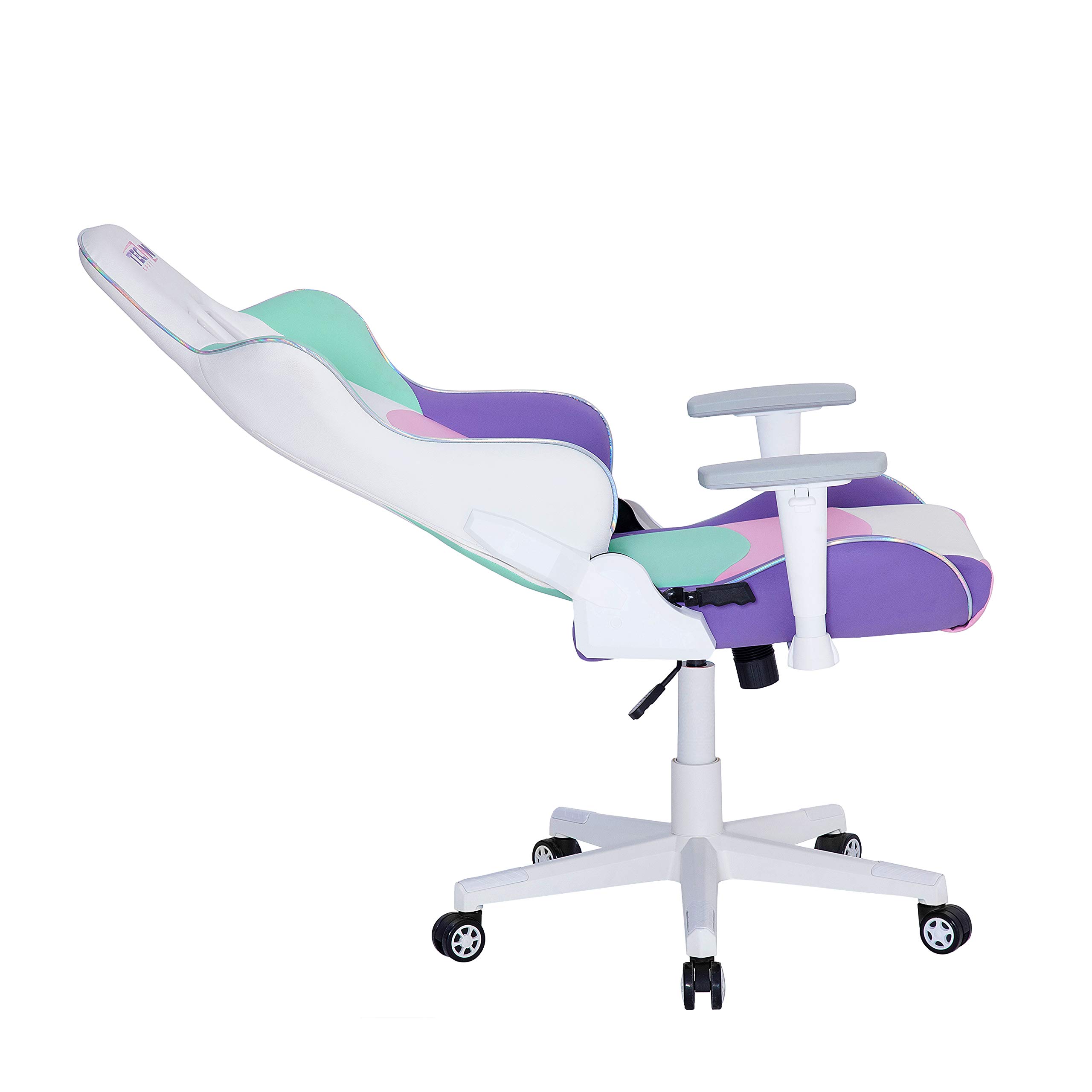 Techni Sport Gaming Chair Collection - Office Chair - Gaming Computer Chair - Recliner Chair - Back Support - Ergonomic & Adjustable - Lumbar Support Leather Gaming Chair (TS42, Multicolor)